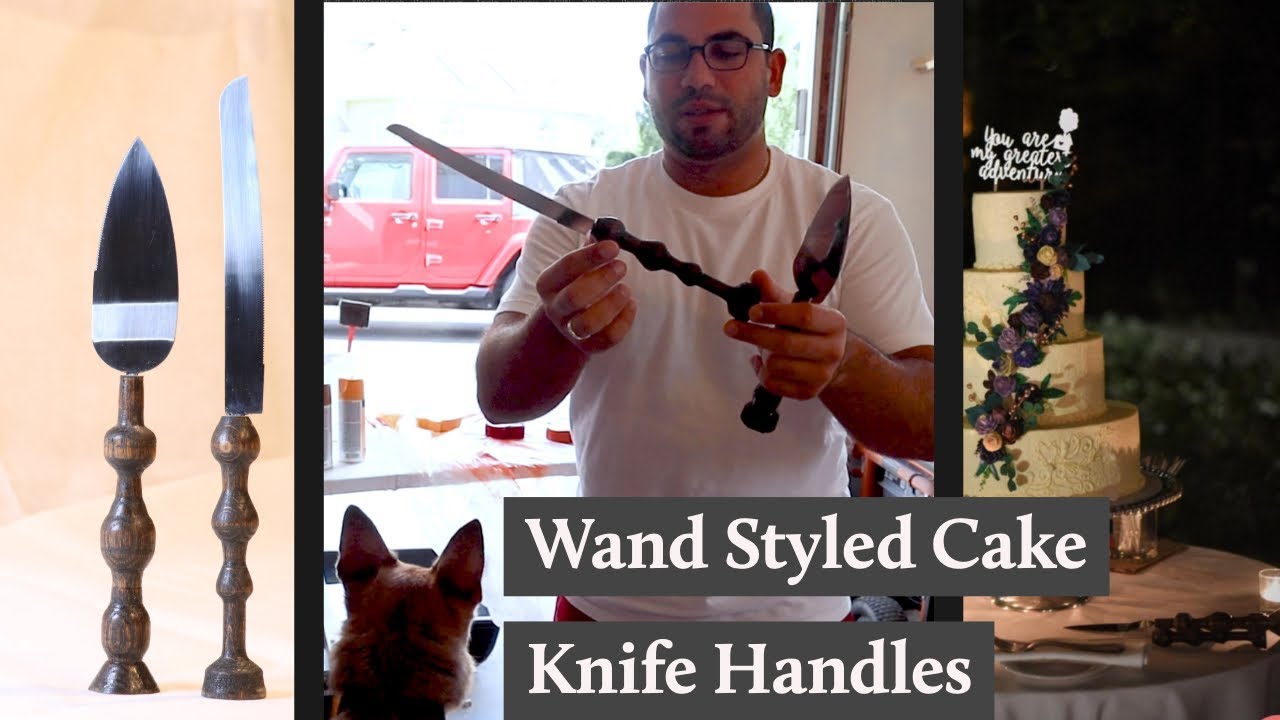 Wand Inspired Wedding Cake Knives! - YouTube