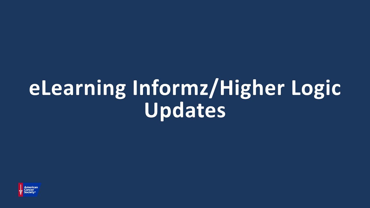 Informz/Higher Logic Updates - YouTube