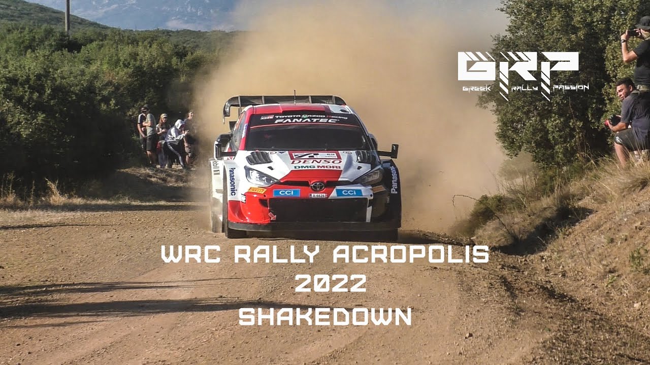WRC RALLY ACROPOLIS 2022 - SHAKEDOWN - YouTube
