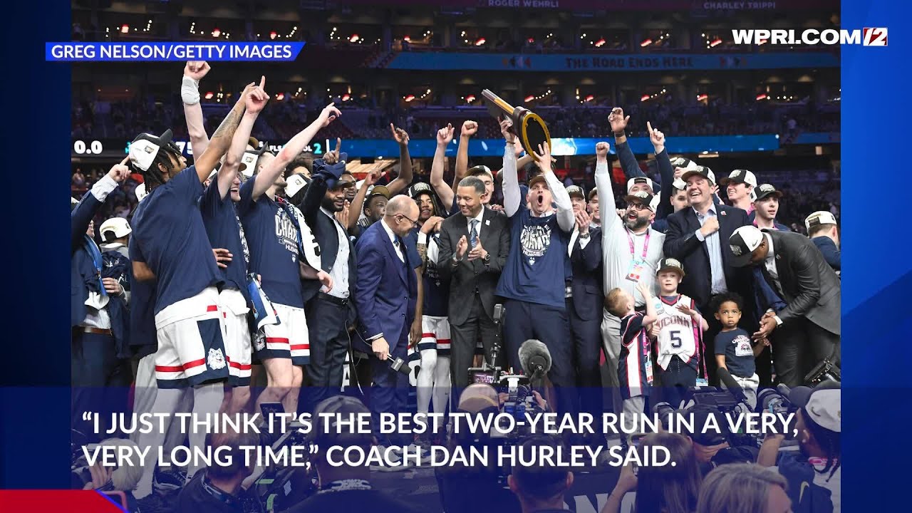 UConn Huskies win 2024 NCAA Men's Basketball Championship - YouTube