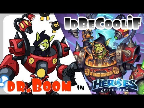 DR.BOOM! In Heroes of the Storm [Idbecoolif] - YouTube