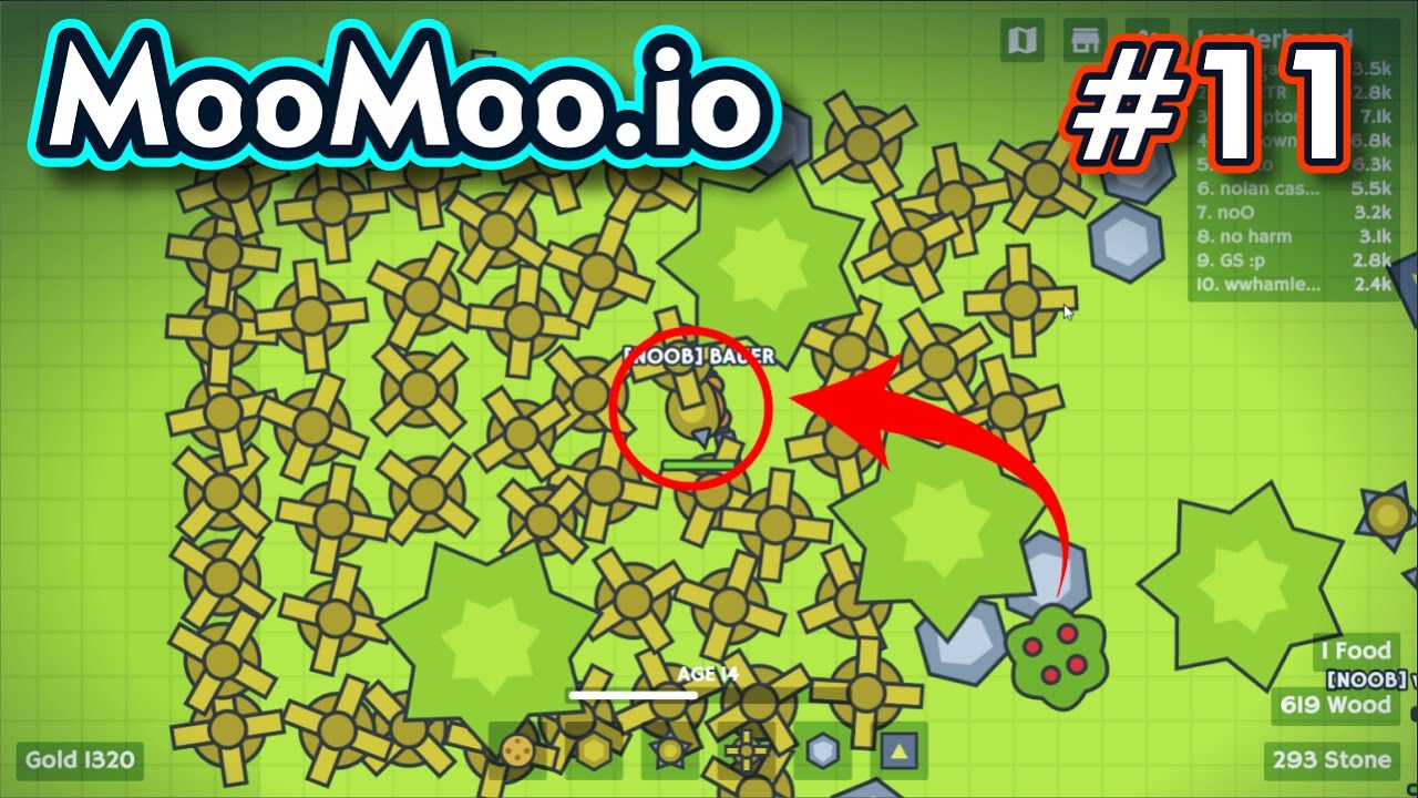MooMoo.io - A MAIOR VILA DE TODAS - ÉPICO!!! - Gameplay #11 - YouTube