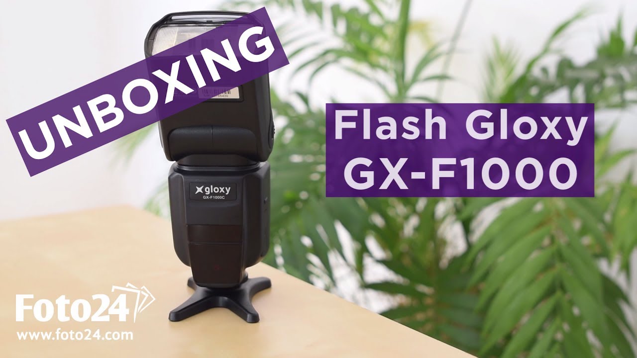UNBOXING Flash Gloxy GX-F1000 - YouTube