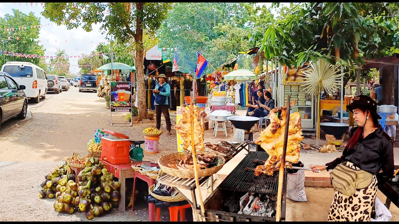 Amazing Place! Best Street Food in Preah Dak Village, Siem Reap ...