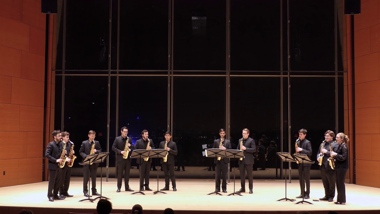 Mary Jane Leach - Ariel's Song (1987) for saxophone ensemble - YouTube