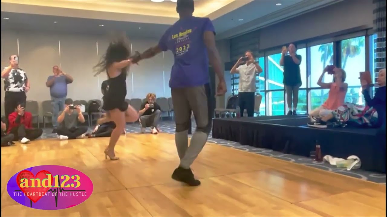 Shay Dixon Latin Hustle Class Demo, LA Hustle Congress, Long Beach, CA ...