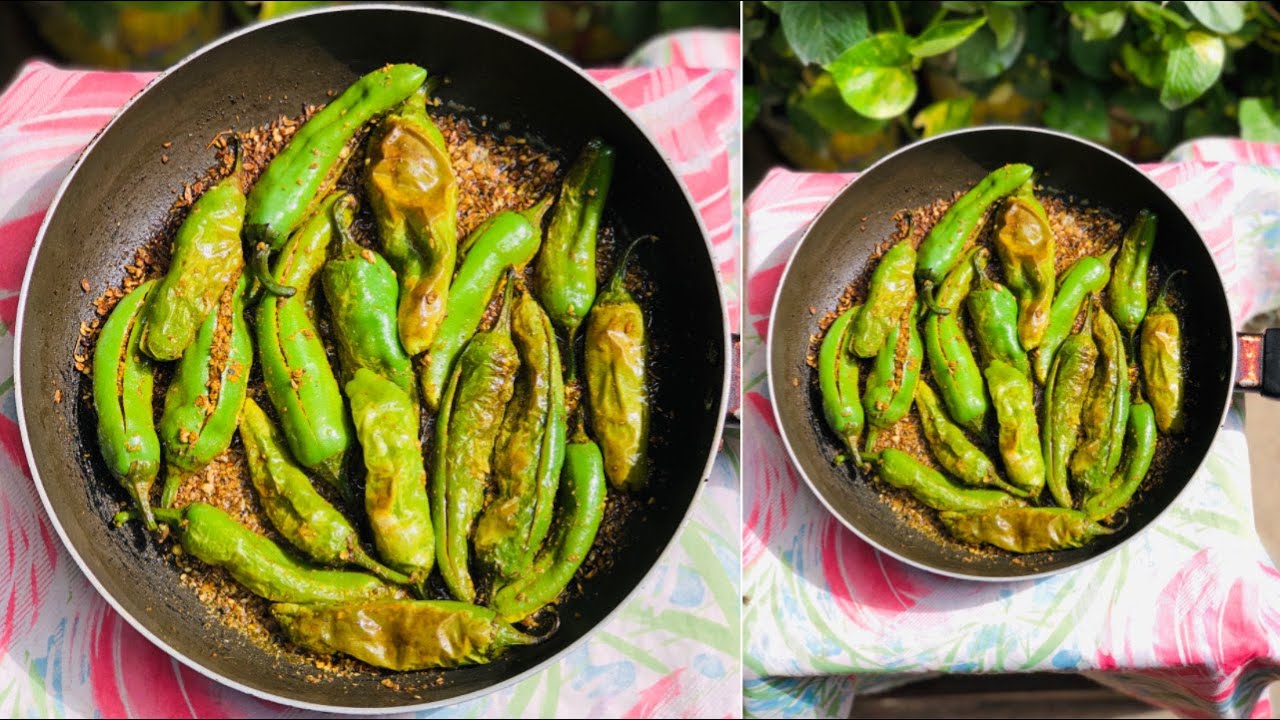 Tali Hui Hari Mirch Recipe by Cooking With Shahanz | Green Chilli Fry ...