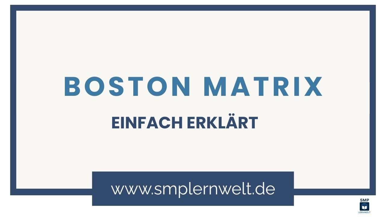Boston-Matrix einfach erklärt – Portfolioanalyse mit Stars, Cash Cows ...