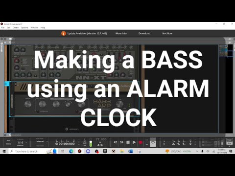 Making a BASS using an ALARM CLOCK - YouTube