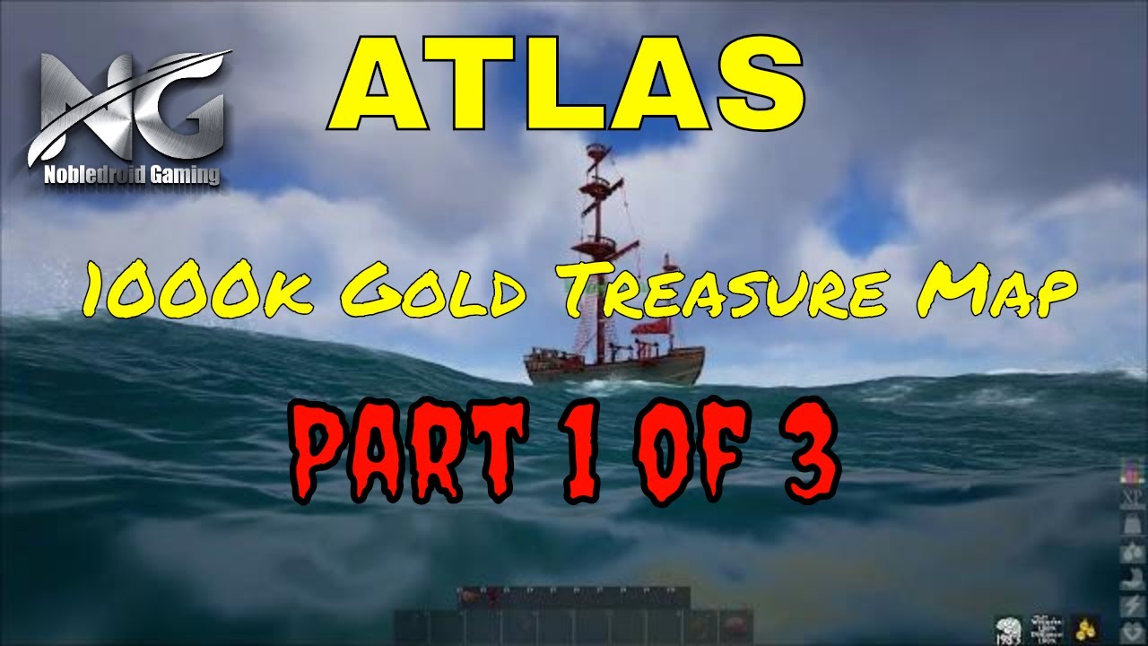 ATLAS Pirate MMO - High level Treasure Map Hunt PART 1 - YouTube