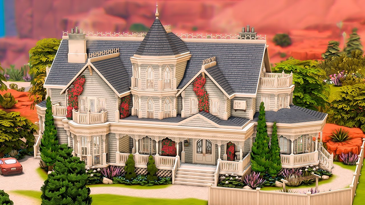 Victorian Mansions Sims The Sims 4 Victorian House Build