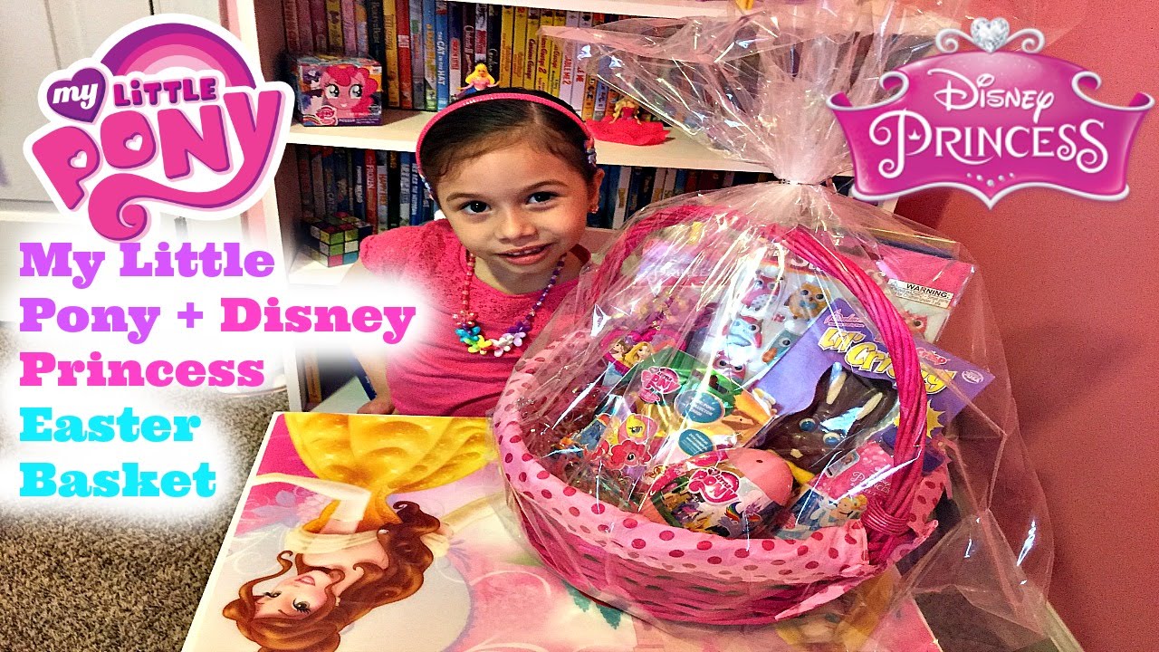 My Little Pony + Disney Princesses Easter Egg Basket - YouTube