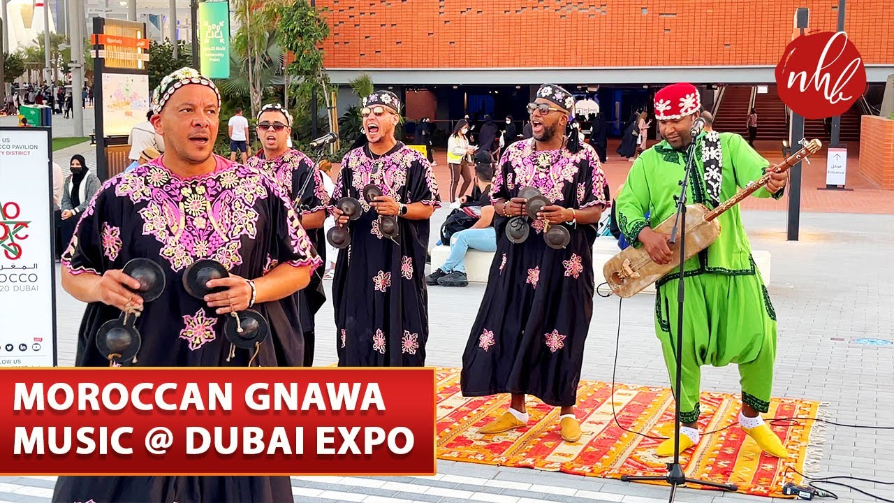 Moroccan Gnawa Traditional Music & Dance at Expo 2020 Dubai | Moroccan ...
