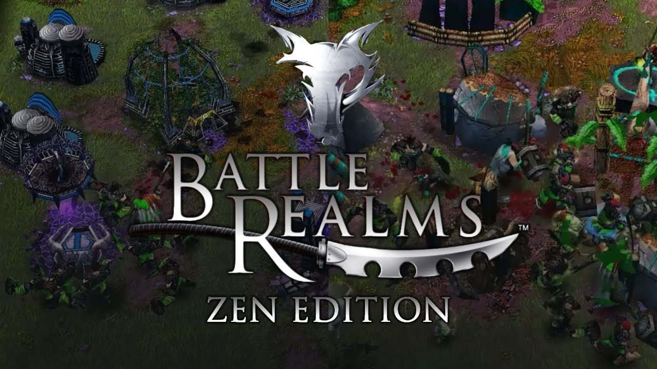 Battle Realms: Zen Edition - Wolf Clan 1 Vs 2 Random AI - YouTube