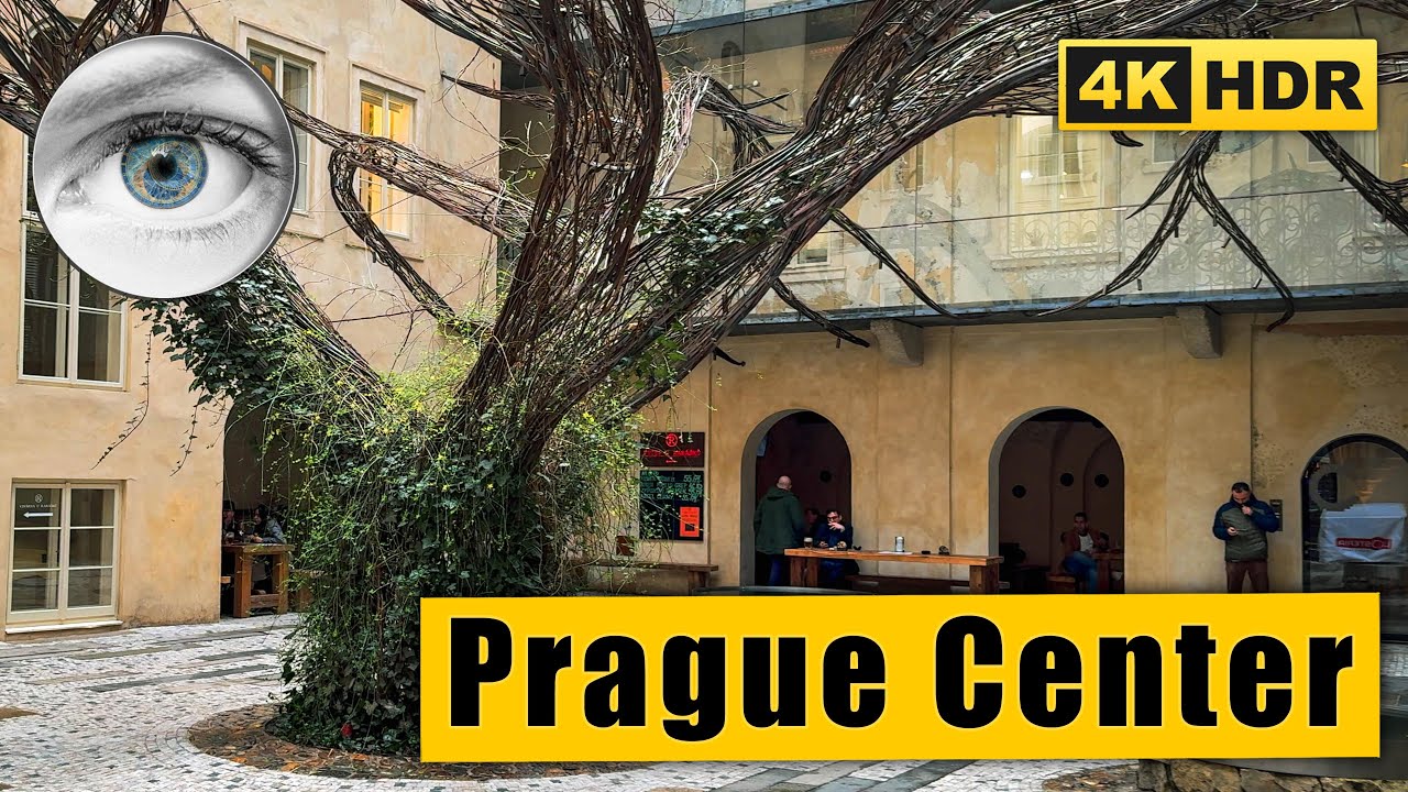 Walking around the Prague Center at the end of the day 🇨🇿 Czech ...