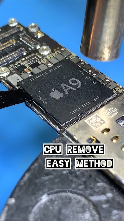 iPhone 6s cpu remove motherboard|How To Cpu Remove easy trick #mobile #whatsappstatus - YouTube