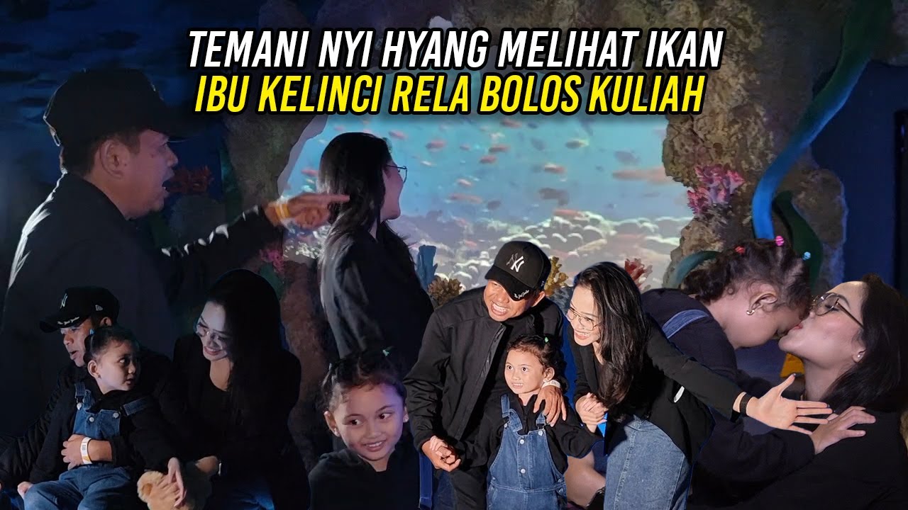 RELA BOLOS KULIAH | IBU KELINCI TEMANI NYI HYANG MELIHAT IKAN KESUKAANNYA - YouTube