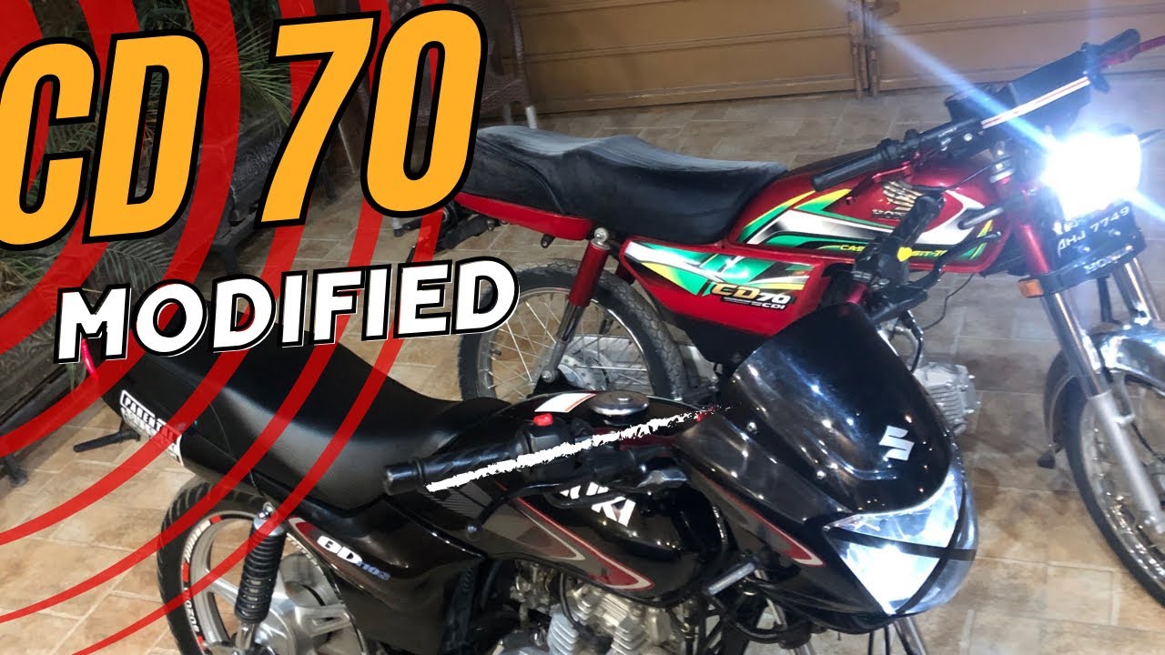 Cd 70 complete modifications | cd 70 backfire | cd 70 exhaust change ...