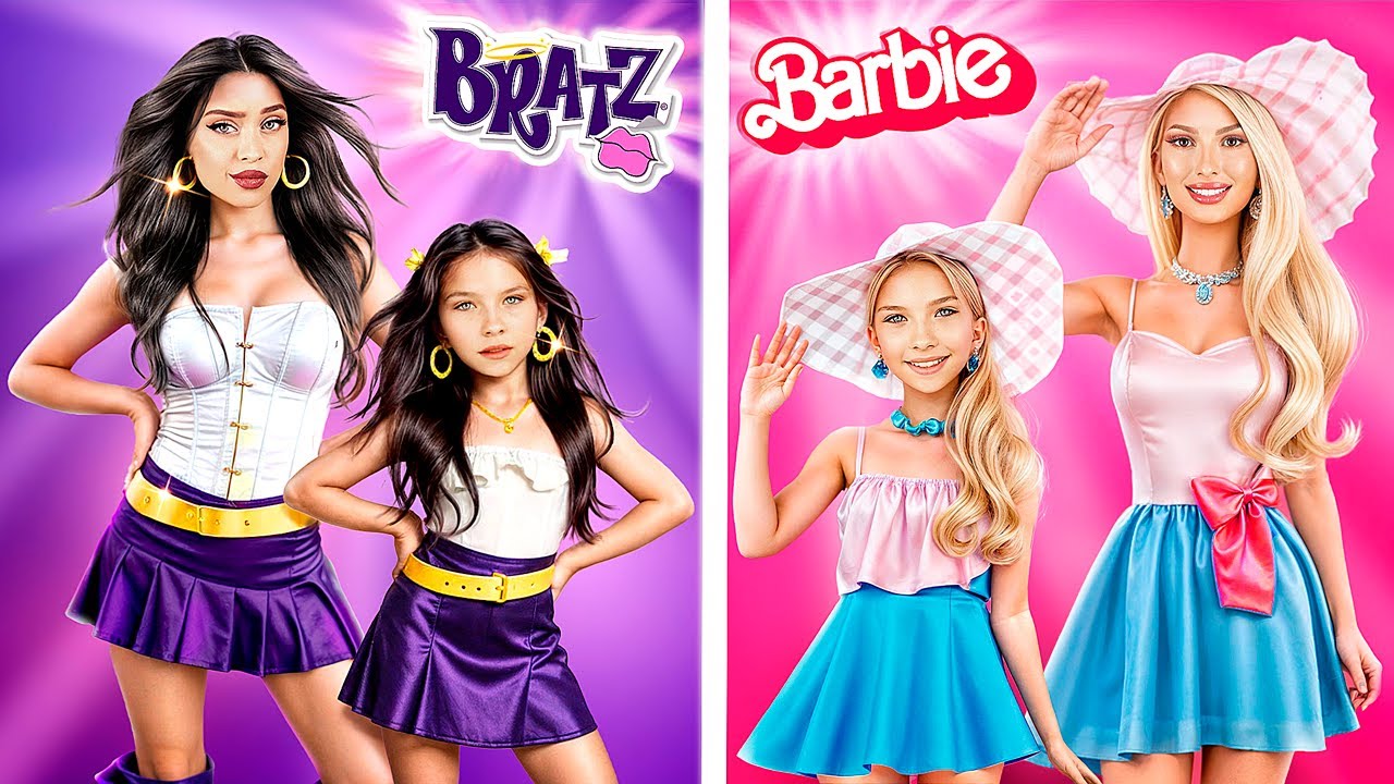 Extrém Átalakulás Stréberből Népszerű Lánnyá! Barbie vs Bratz! - YouTube