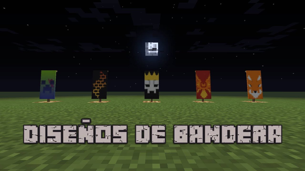 Diseños de Banderas | Minecraft 1.16 - YouTube