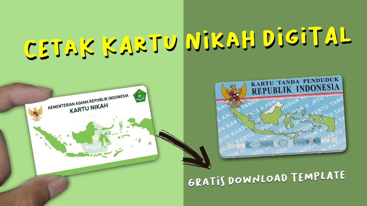 Begini cara dapatkan kartu nikah digital | cetak kartu nikah digital ...