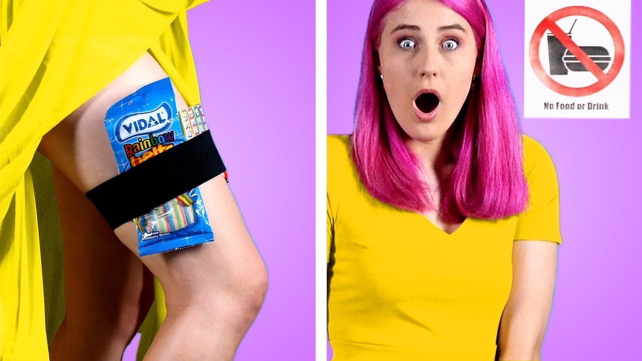 Crazy Ways To Sneak Food Into Class 13 Fun School Hacks And Pranks