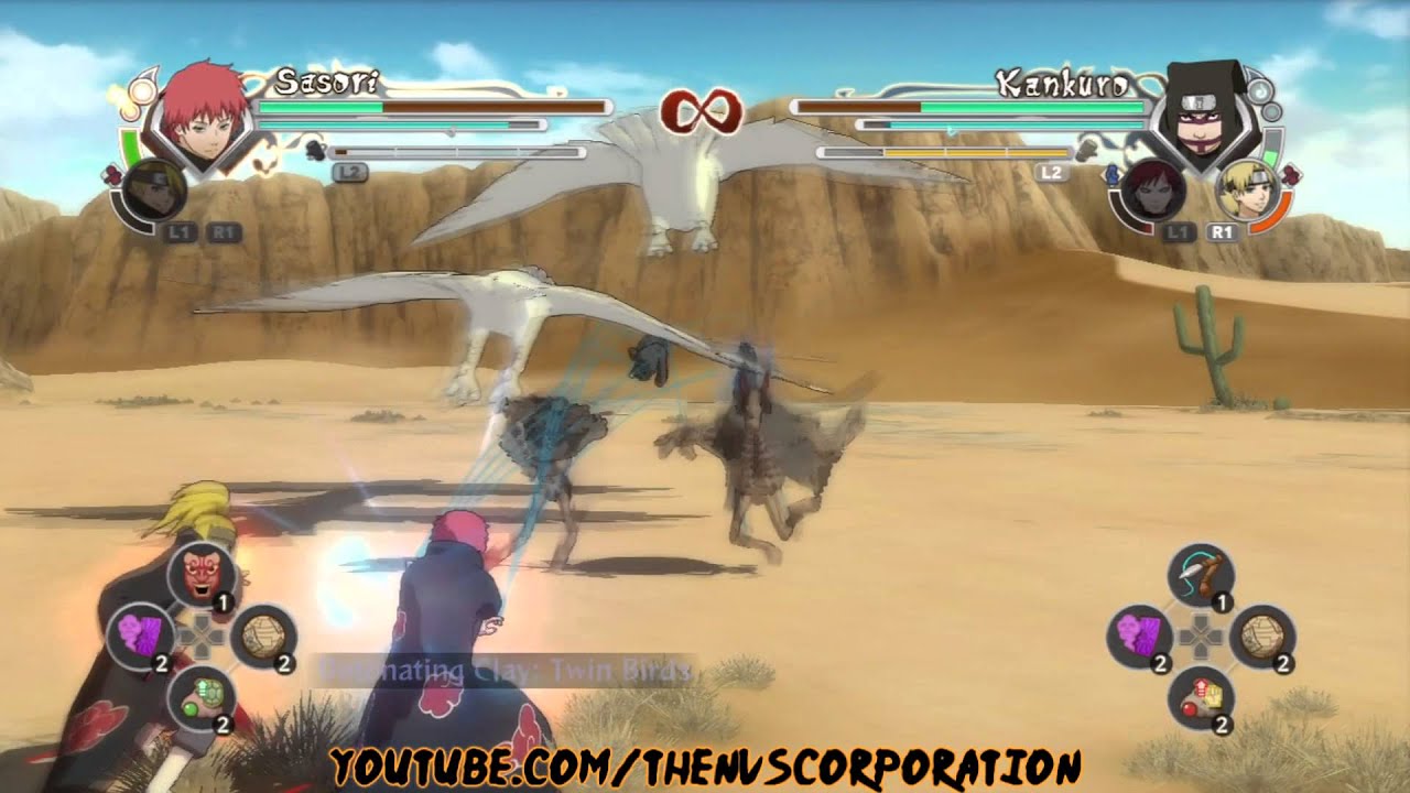 Sasori Vs Kankuro Epic Puppet Battle! - Naruto Generations - YouTube