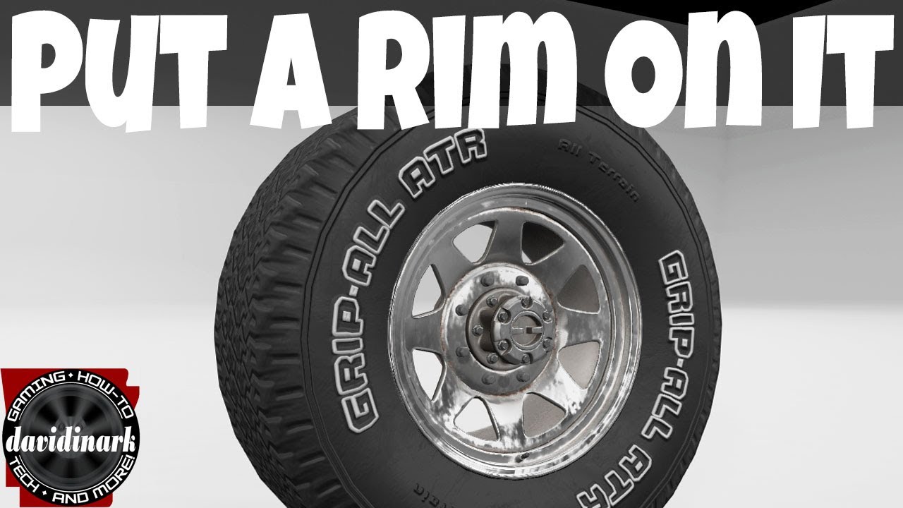 I liked it so I put a RIM on it! Single Wheel Mod BeamNG Drive - YouTube