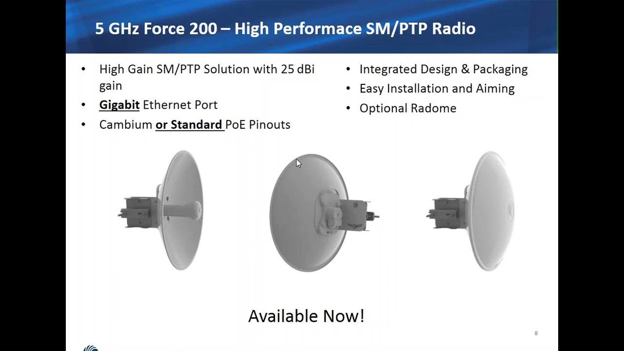 ePMP Force 200 5 GHz - YouTube