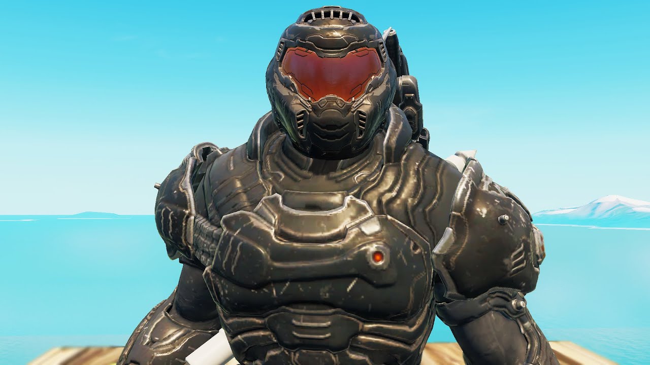 DOOM SLAYER SKIN | Gameplay | (Fortnite Battle Royale) - YouTube