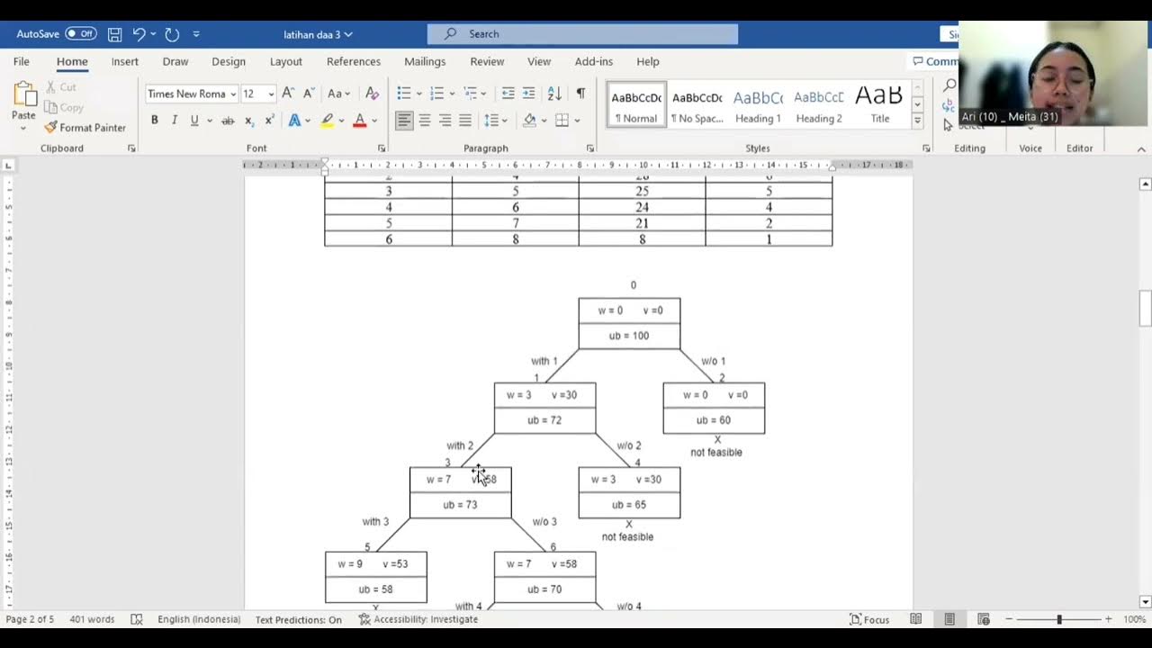 LATIHAN PERTEMUAN 13 DESAIN DAN ANALISIS ALGORITMA - YouTube