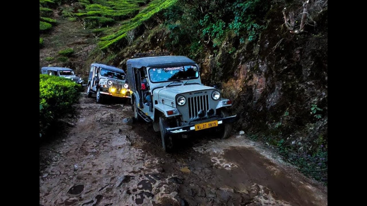 Thrilling Off Road experience @Kolukkumlai, Munnar, Chinnakanal to ...