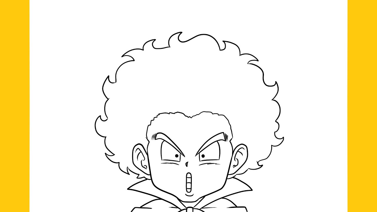 How to draw Hercule with guidelines step by step (Dragon Ball Daima ...