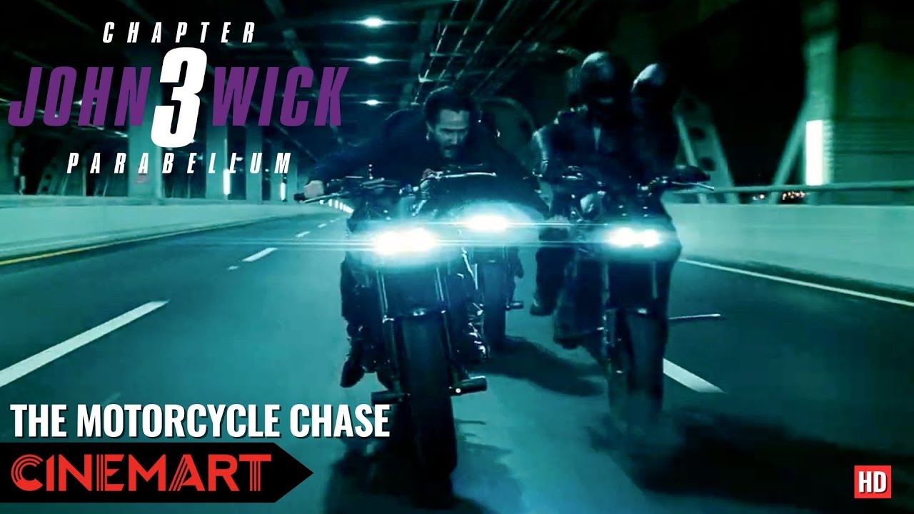 JOHN WICK CHAPTER 3 - Parabellum (2019) The Motorcycle Fight ...