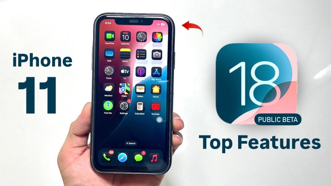 iOS 18 Public Beta on iPhone 11 - iOS 18 Top New Features on iPhone 11 ...