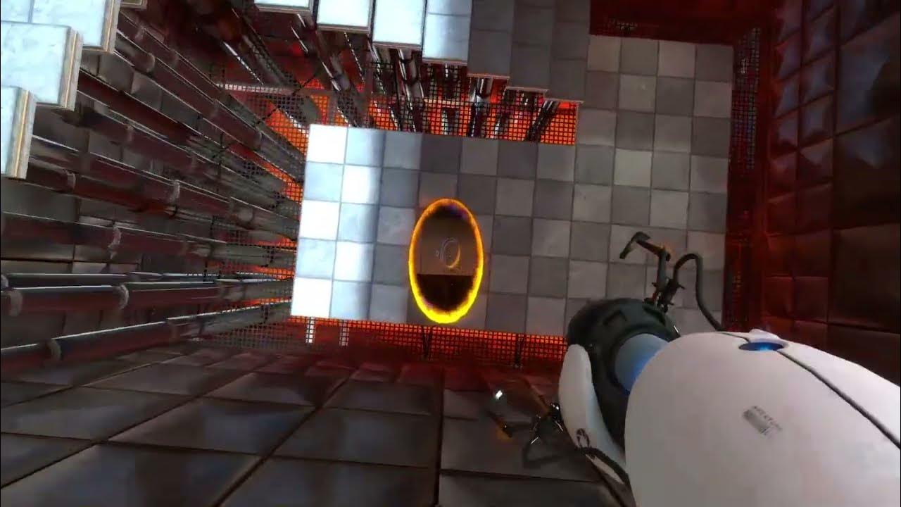 Jumping through portals in... Portal - YouTube