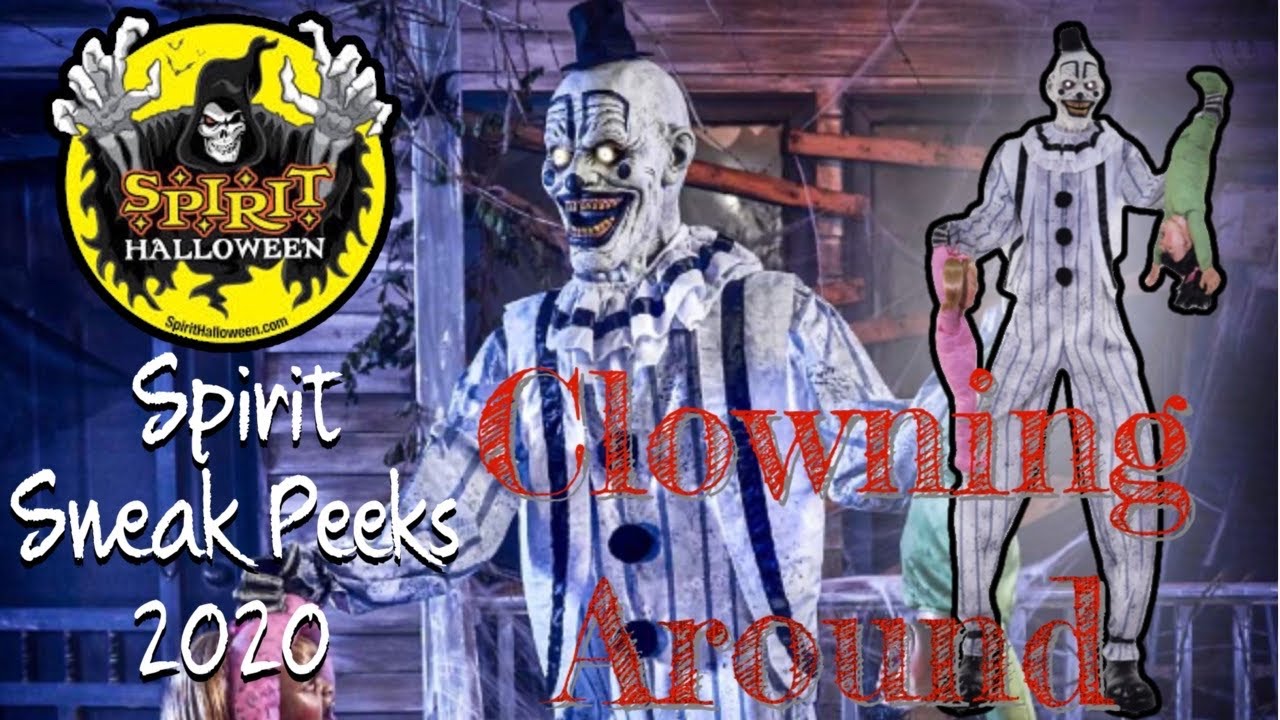 Clowning Around | Spirit Halloween Sneak Peeks 2020 - YouTube