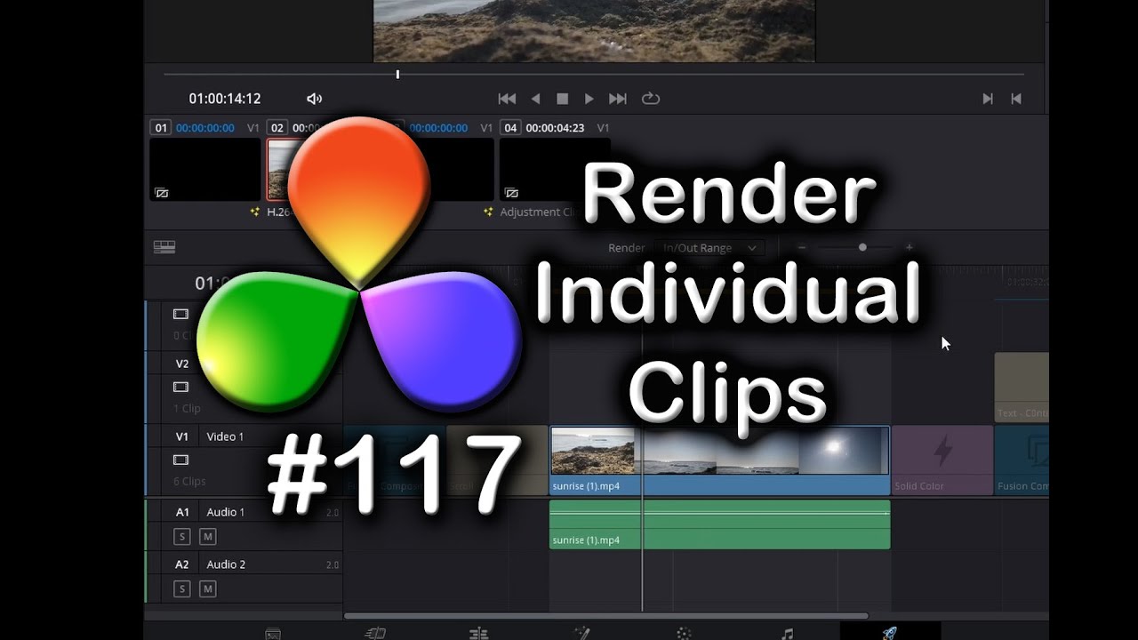 DaVinci Resolve Tutorial How To Render Individual Clips YouTube DaVinci Resolve Tutorial How To Render Individual Clips YouTube