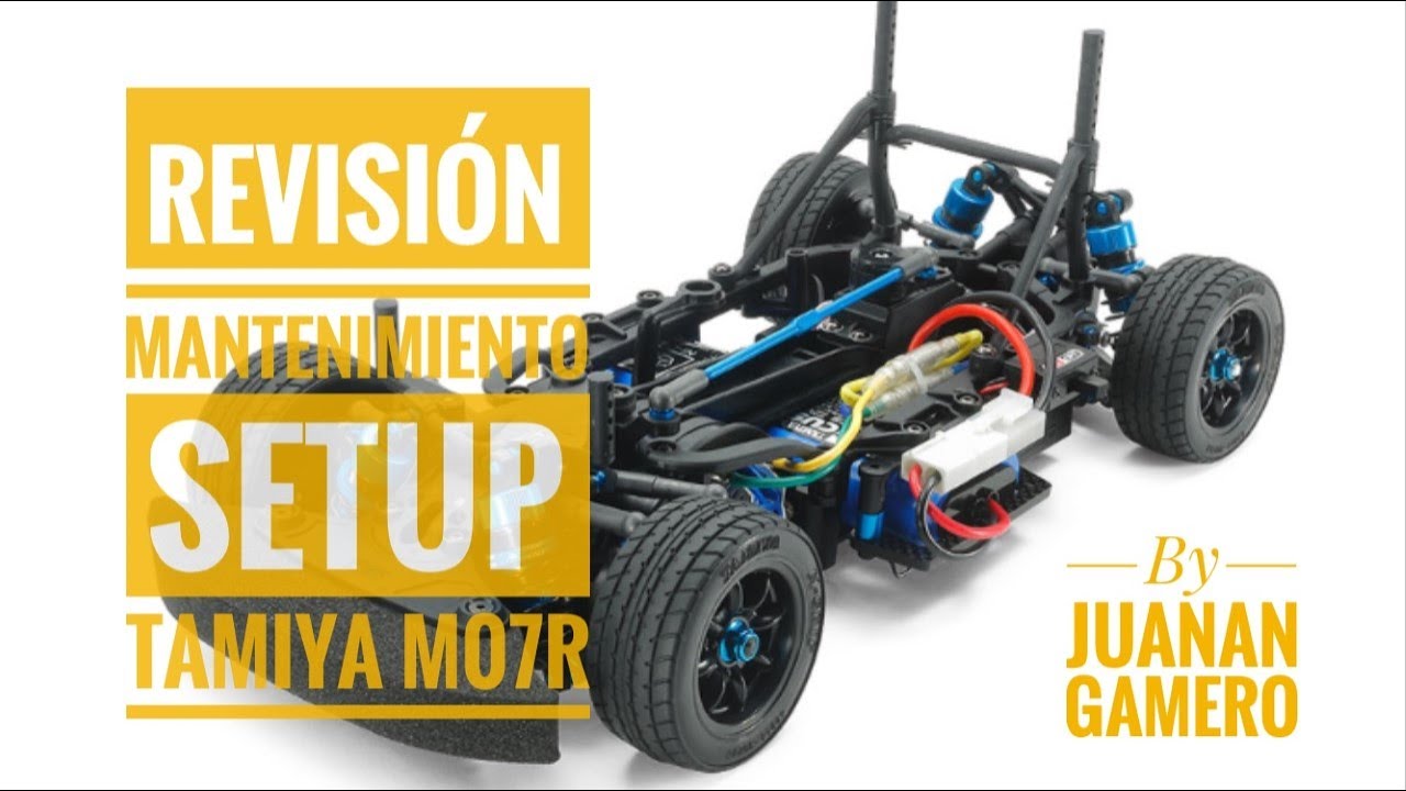 revisión, mantenimiento y setup de tamiya M07 - YouTube