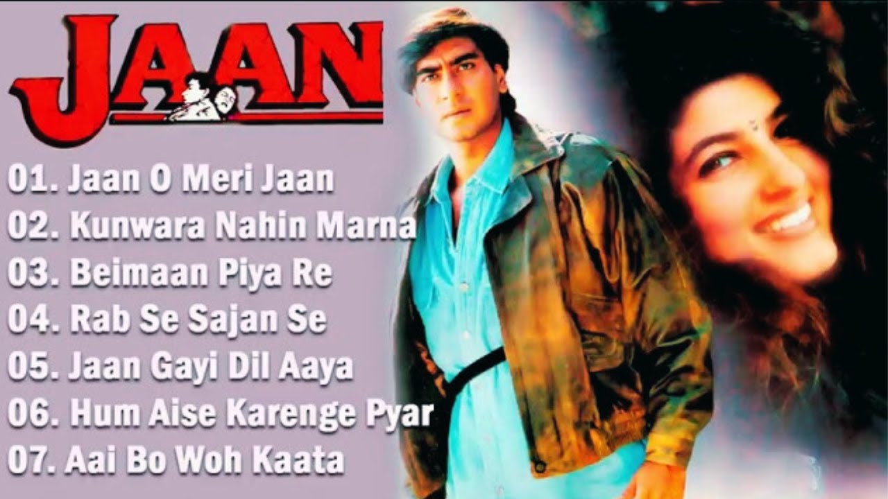 Jaan Movie Full Songs 🌹 Ajay Devgan, Twinkle Khanna 🌹 Hindi Bollywood ...