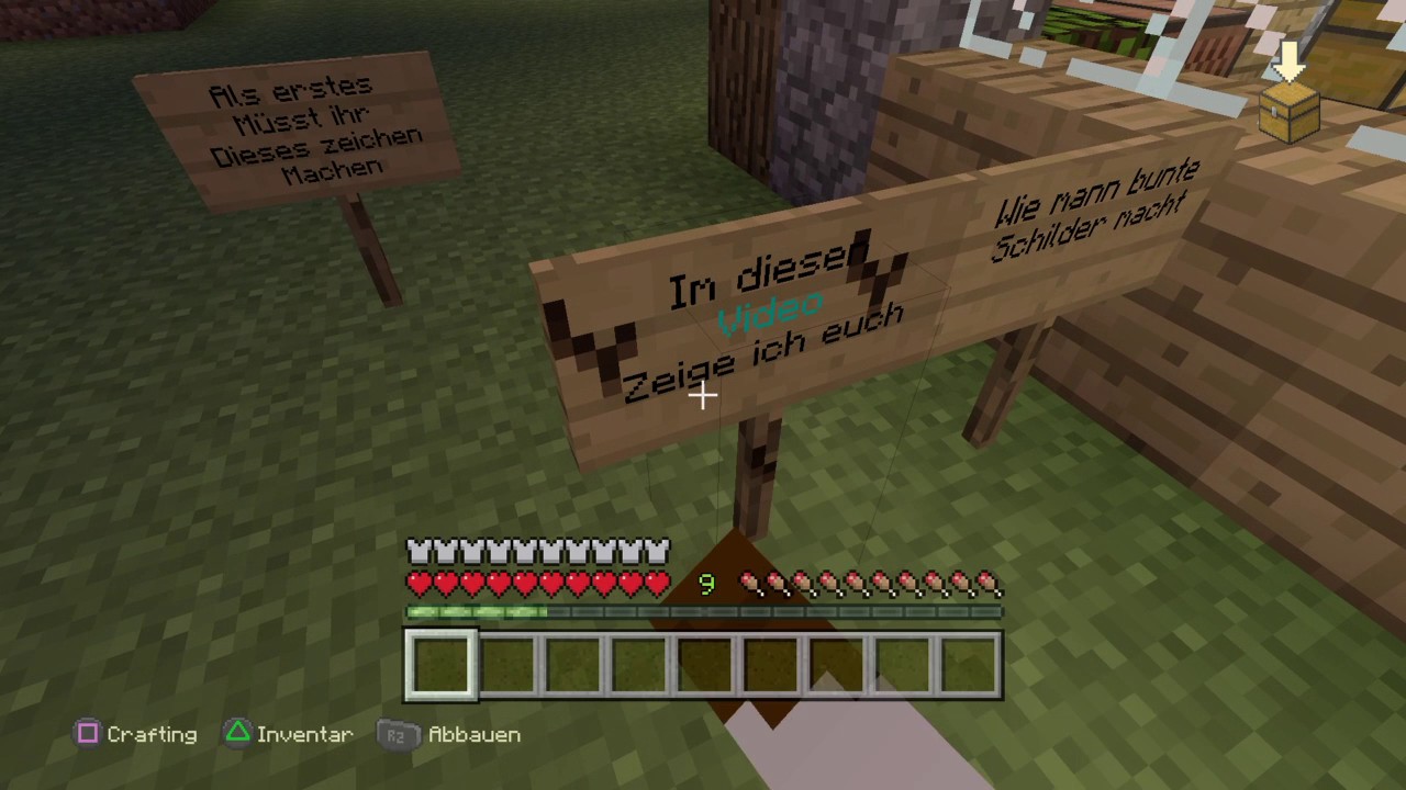 Minecraft: PlayStation®4 Edition ||Farbige schilder Ps4 - YouTube