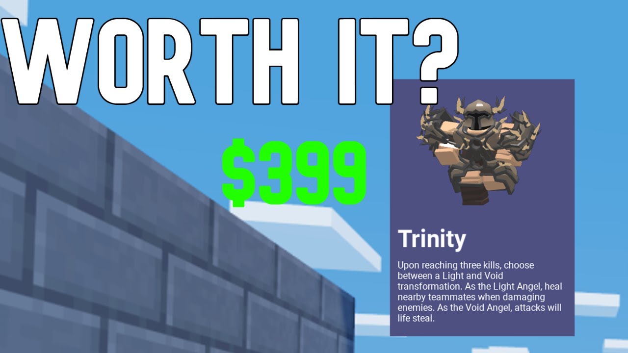 Is the NEW Trinity Kit Worth It In Roblox Bedwars? - YouTube