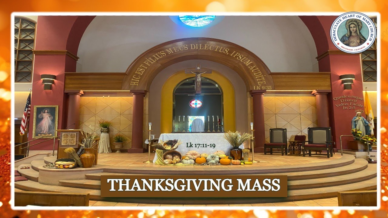 HOLY MASS -THANKSGIVING Bilingual Mass -11-23-2023 10:00am LIVE - YouTube