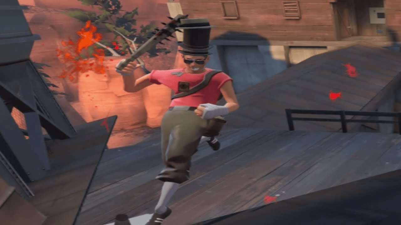 [TF2] Scout hits himself and bleeds to death - YouTube
