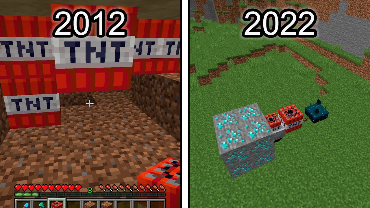 minecraft prank in 2012 vs now - YouTube