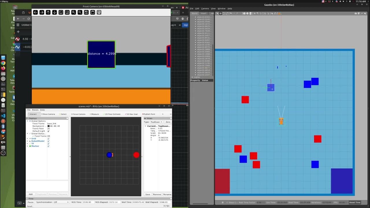 Distance estimation of known size object using OpenCV - YouTube