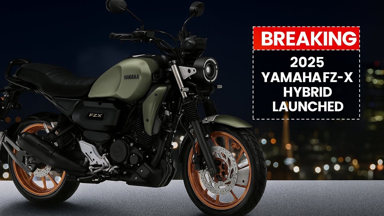 🚨 BREAKING: 2025 Yamaha FZ-X Hybrid Launched | New Hybrid Tech With New ...