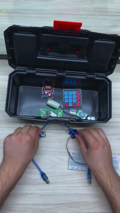 Garage Project 🤩 Arduino Electronics Arduinorobot Robot Robotics Robotcontroller Coding 