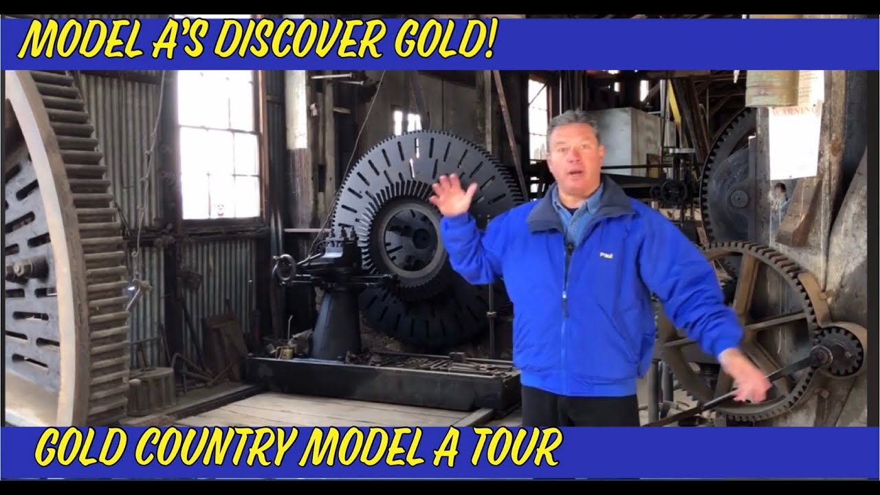 Antique Ford Model A cars see gold mining history in California Gold ...