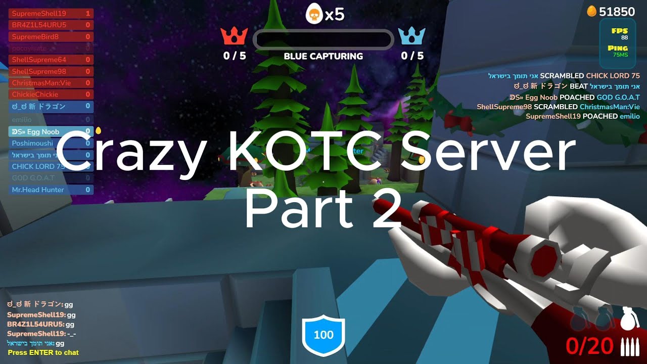 Crazy KOTC Server Part 2 | Shell Shockers - YouTube